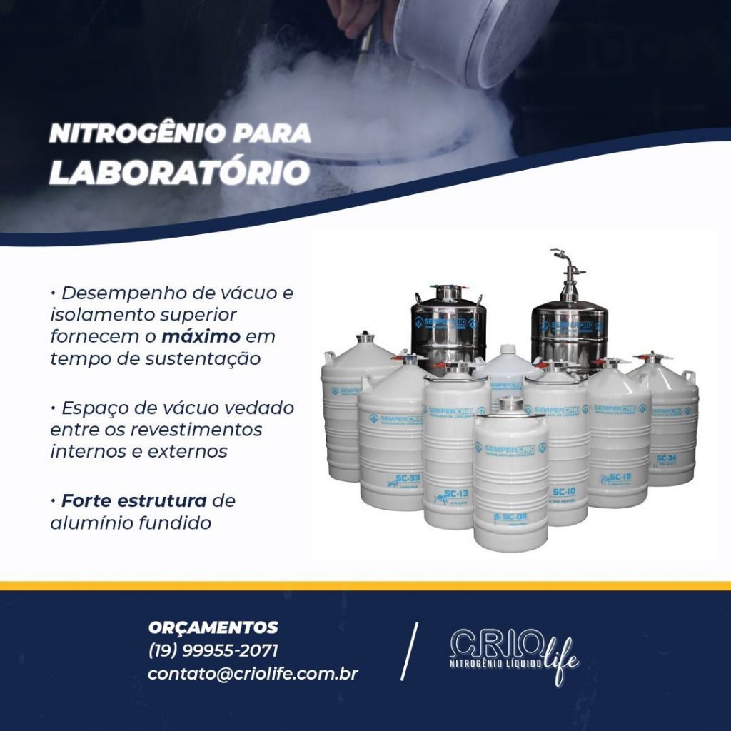 Crio Life - Abastecimento de Nitrogênio Líquido em Paulínia, SP.